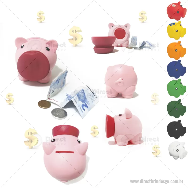 Cofre Porquinho Personalizado - DRTGOCF006 - Cofrinho - Goiás GO