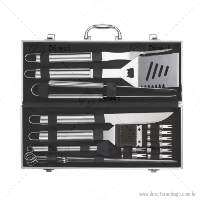 Kit Churrasco 18 Peças Personalizado - DRTGOKCH048 - Kit churrasco ...